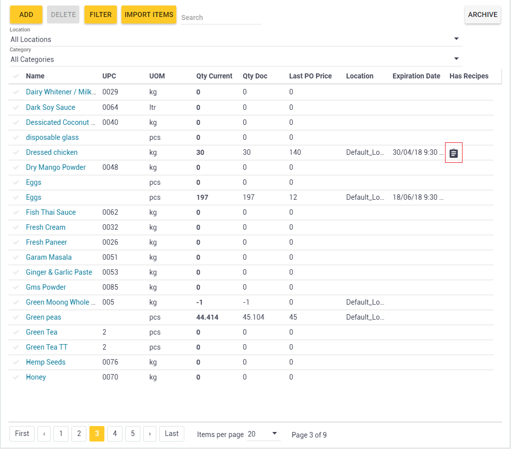 inv_items_list - YumaPOS Support Portal