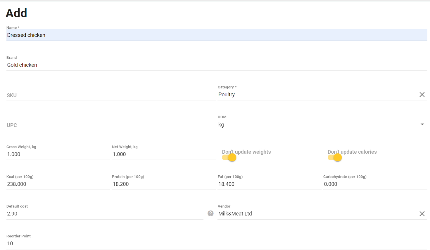 Managing Inventory Items - YumaPOS Support Portal