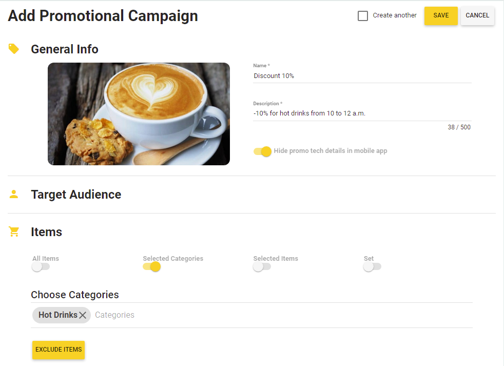 Promotional Campaigns - YumaPOS Support Portal
