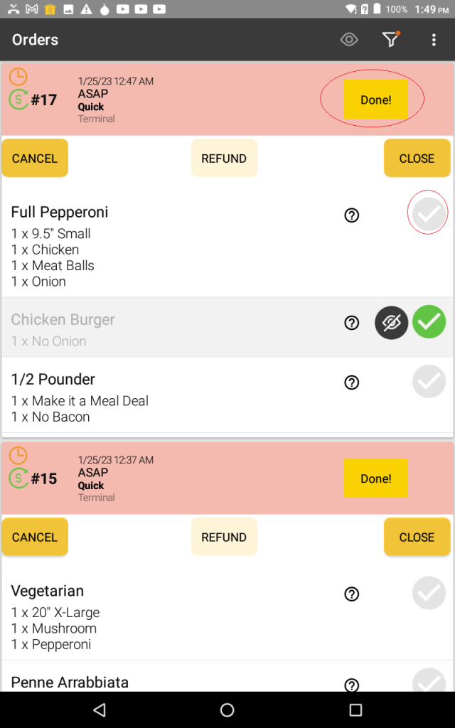 Processing the Customer Orders - YumaPOS Support Portal