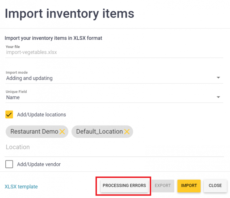 How to Import and Export Inventory Items - YumaPOS Support Portal